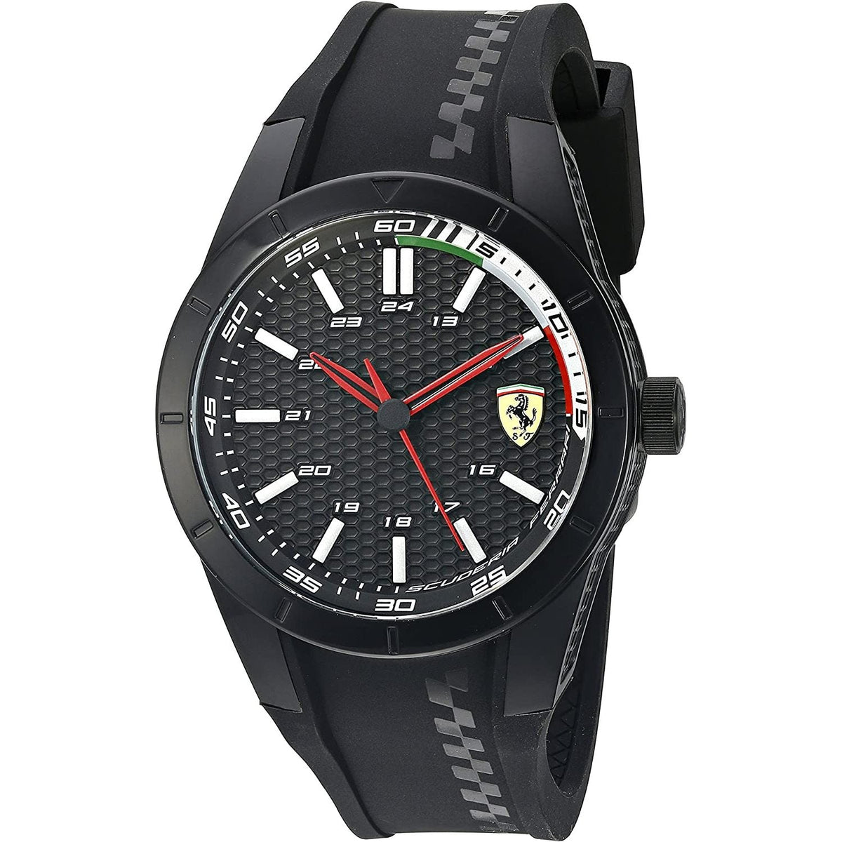 Scuderia Ferrari Red Rev Quartz Black Dial Men's Watch 0830301 0830301 ...